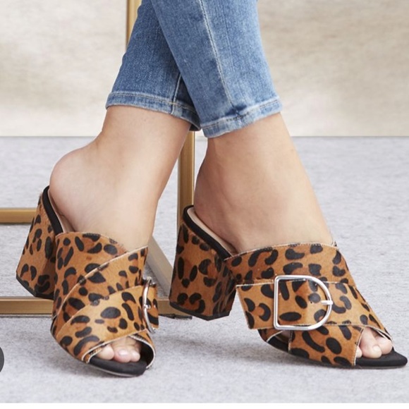 Sole Society | Shoes | New Sole Society Sezanne Leopard Print Block ...